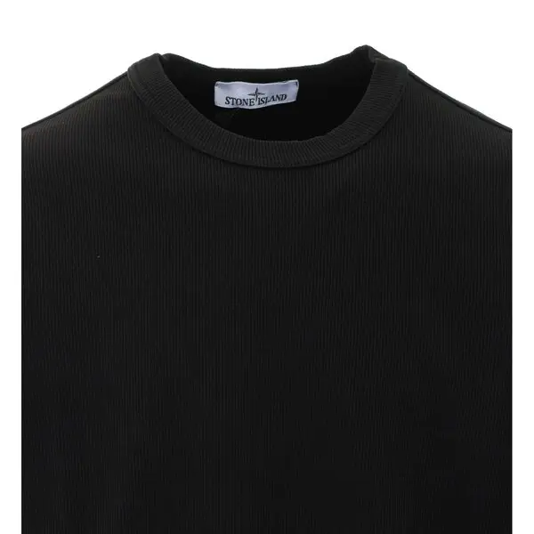 Stone Island Logo Sweatshirt - Black