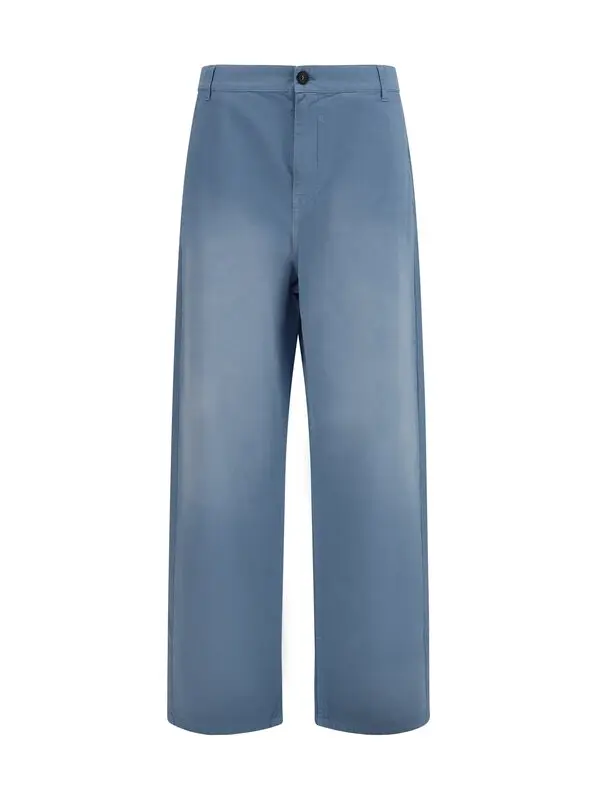 Miu Miu Garment-dyed Wide-leg Pants