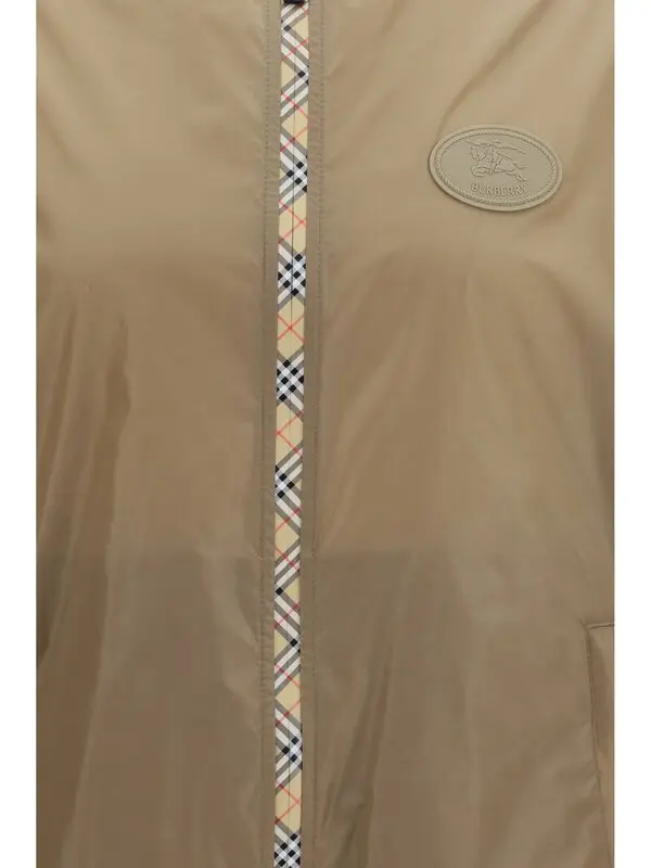 Burberry Newport Nylon Hooded Jacket - Brown