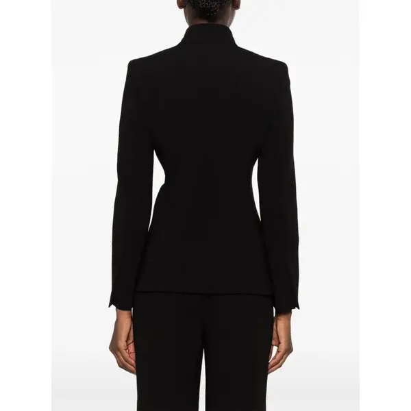 Max Mara Tie Detailed Fitted Blazer Jacket