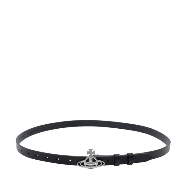 VIVIENNE WESTWOOD Orb Buckle Belt - Black