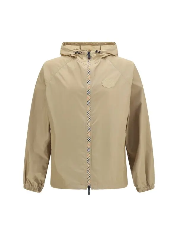 Burberry Nylon Hooded Jacket