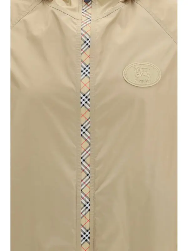 Burberry Nylon Hooded Jacket