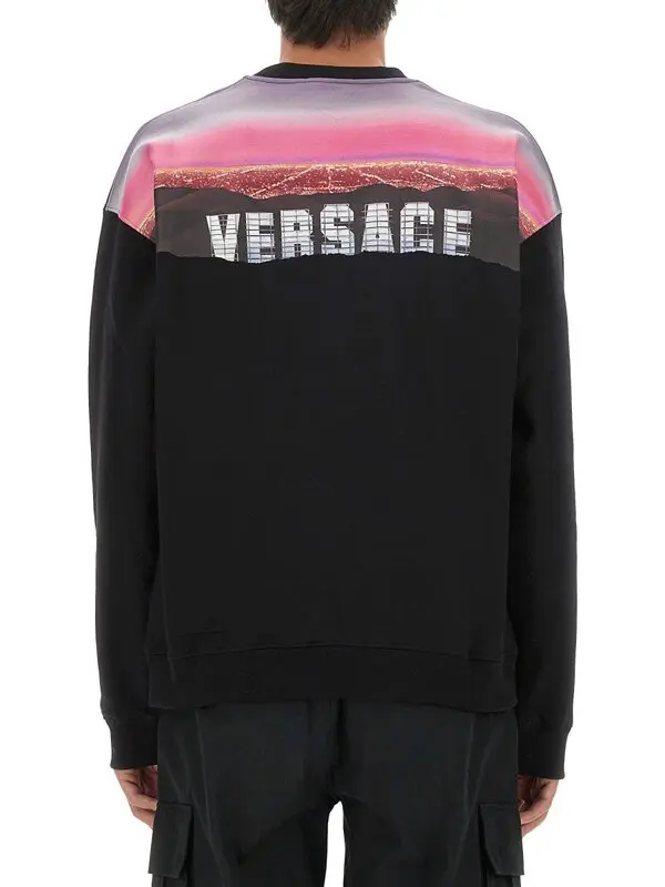 Versace Crewneck Sweatshirt With Graphic Print
