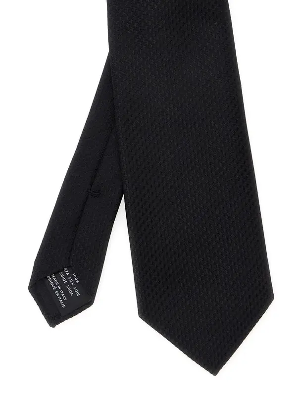 TOM FORD Tie With Knot Closure At The Back In Silk For