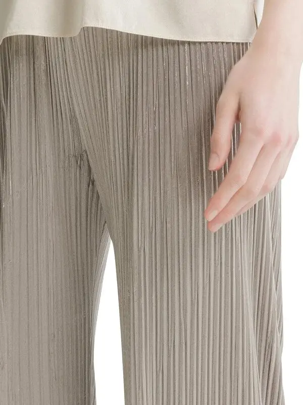 FORTE_FORTE Fluid Trousers With Elasticated Waist - Multicolor