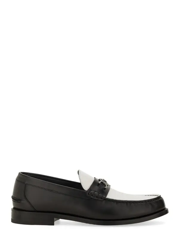 Versace Moccasin Medusa 95 Loafers - White