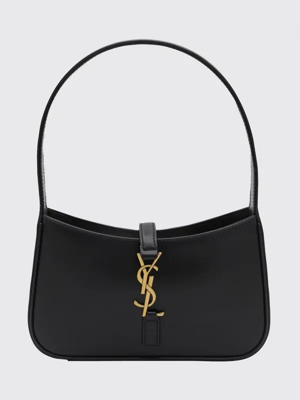 Saint Laurent Le 5 I  7 Leather Bag - Black