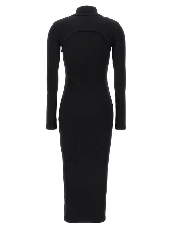 Off-White Off Stamp Rib' Dress