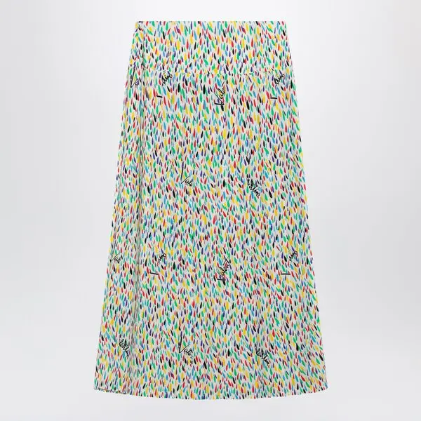 Valentino Garavani Silk Midi Skirt