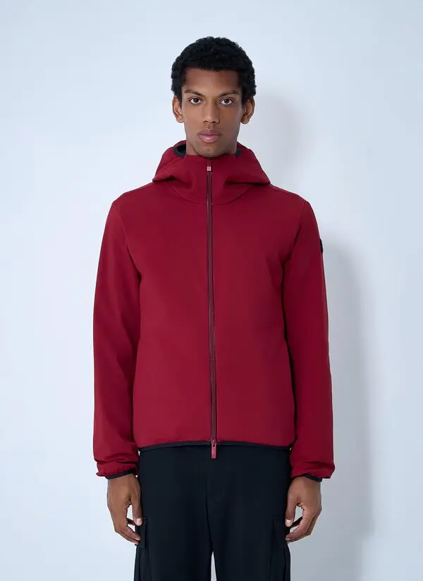 Moncler Batisse Hooded Down Jacket - Red