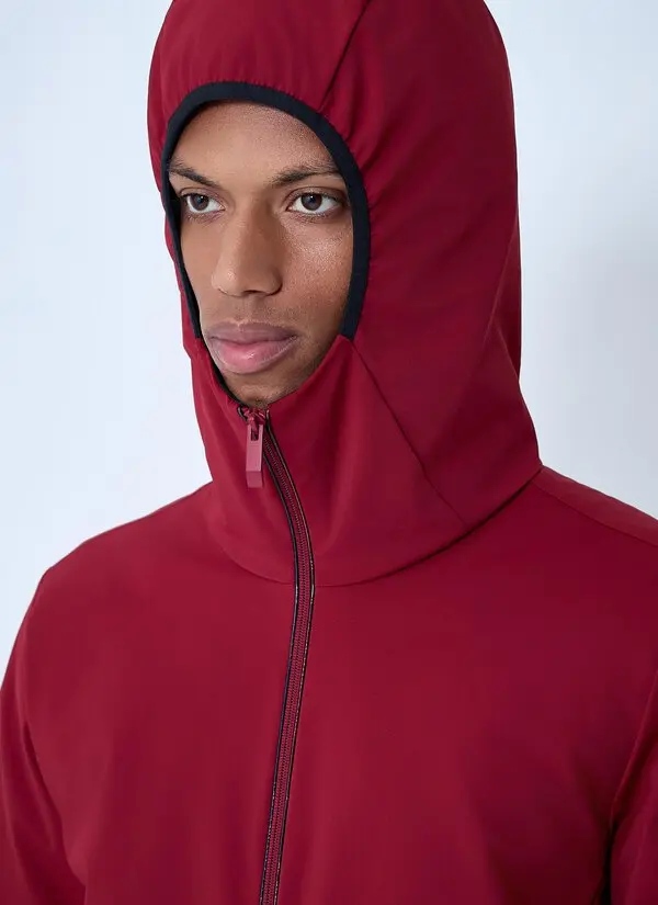 Moncler Batisse Hooded Down Jacket - Red