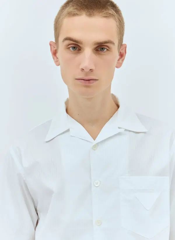 Prada Striped Short-sleeve Shirt
