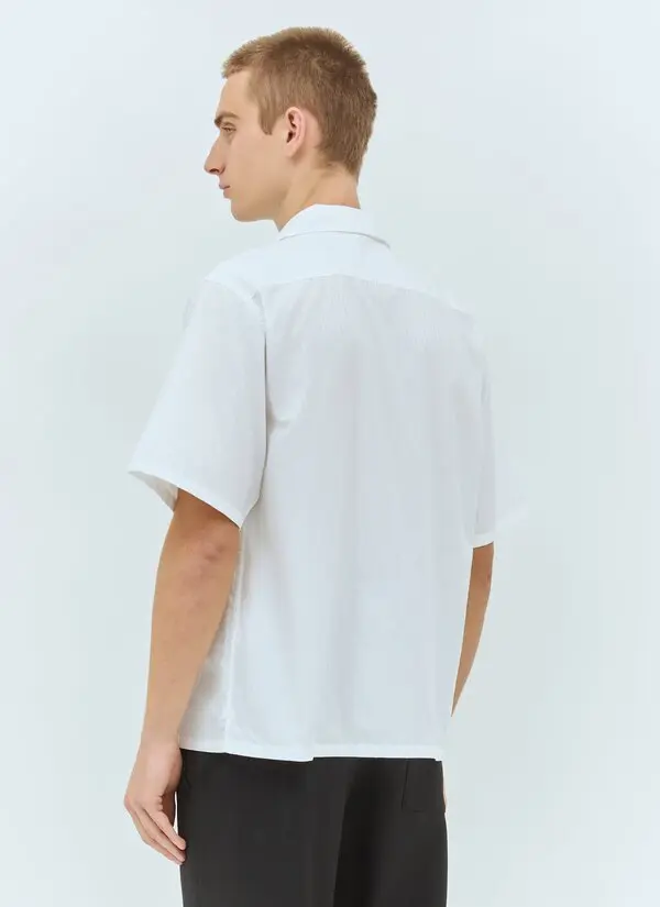 Prada Striped Short-sleeve Shirt