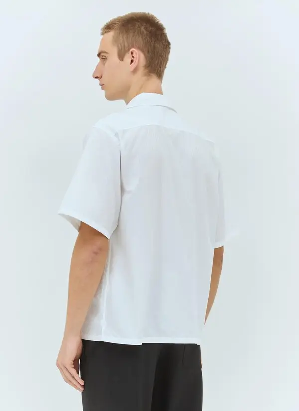 Prada Striped Short-sleeve Shirt