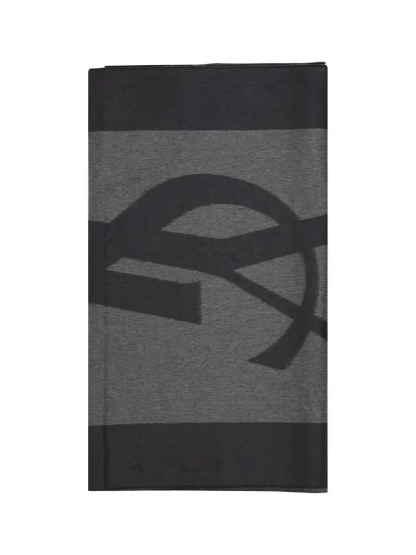 Saint Laurent Cassandre Scarf - Gray