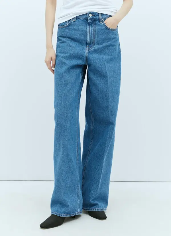 TOTEME Wide Leg Denim