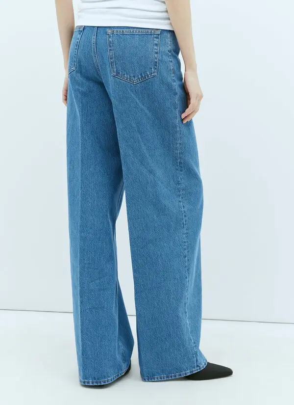 TOTEME Wide Leg Denim Jeans