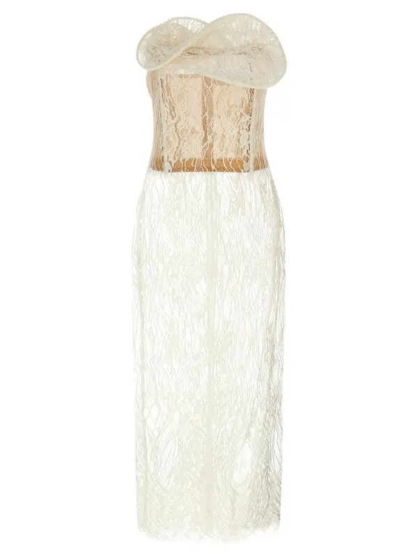 Magda Butrym 16' Midi Dress - White