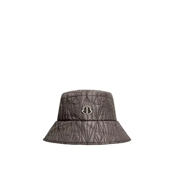 Moncler Quilted Bucket Hat - Brown