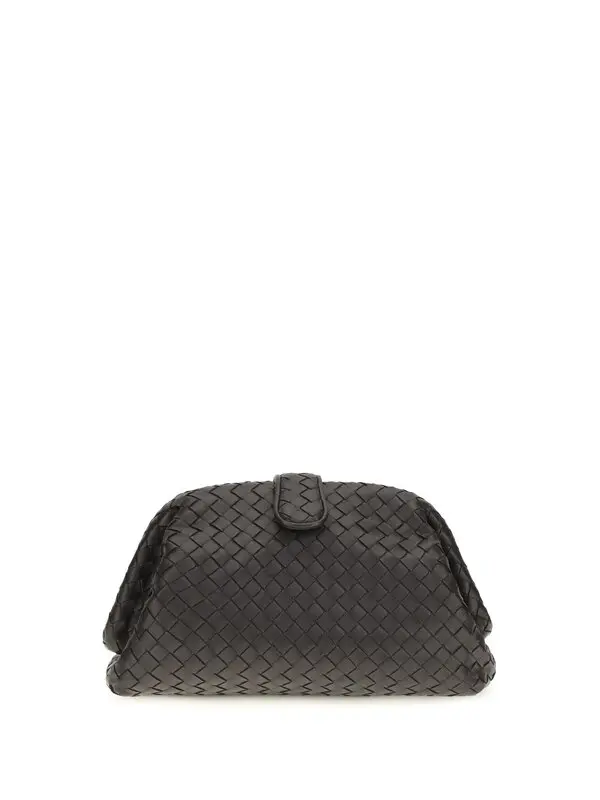 Bottega Veneta Small Lauren 1980 Clutch - Brown