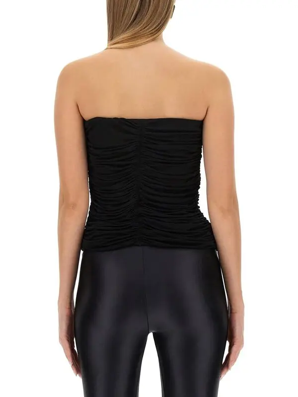 Saint Laurent Crepe Jersey Bustier