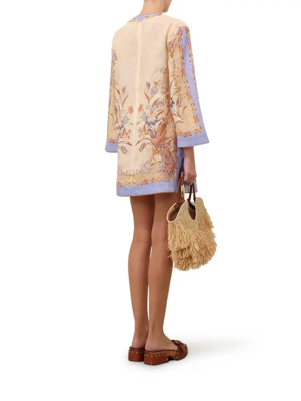 Zimmermann Indra Linen Mini Tunic Dress