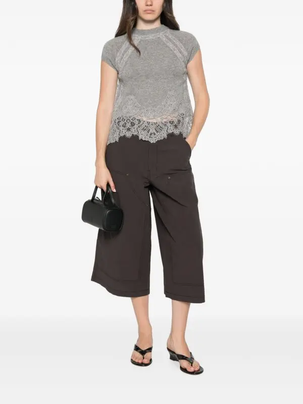 ERMANO SCERVINO Ermanno Scervino Cashmere Lace Top