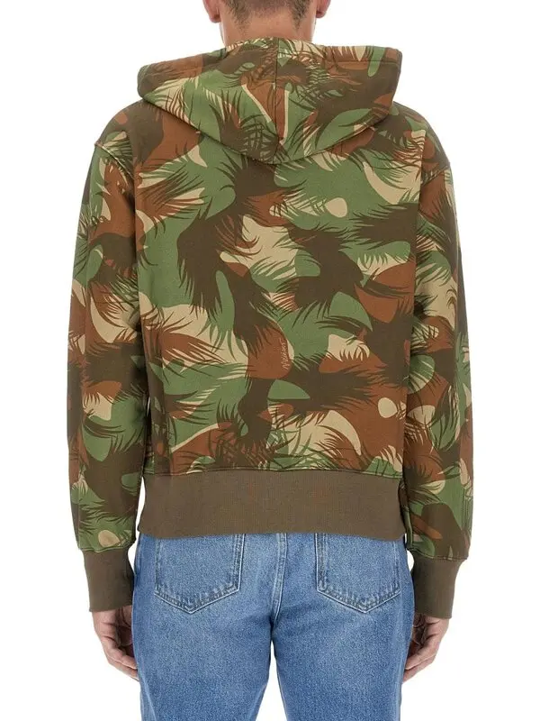 Moschino Camouflage Hooded Sweatshirt