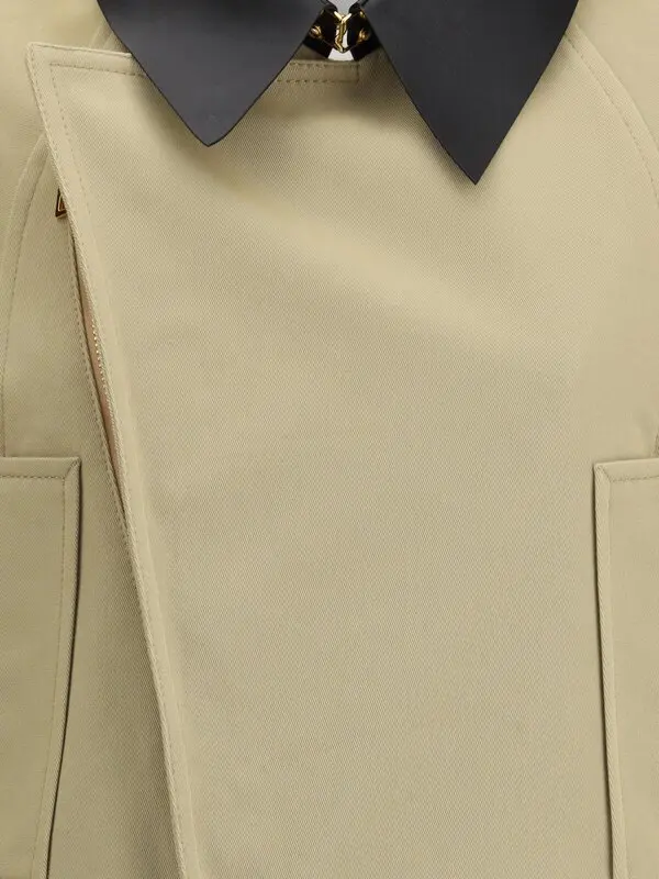 Givenchy Cropped Cotton And Wool Caban - Cream