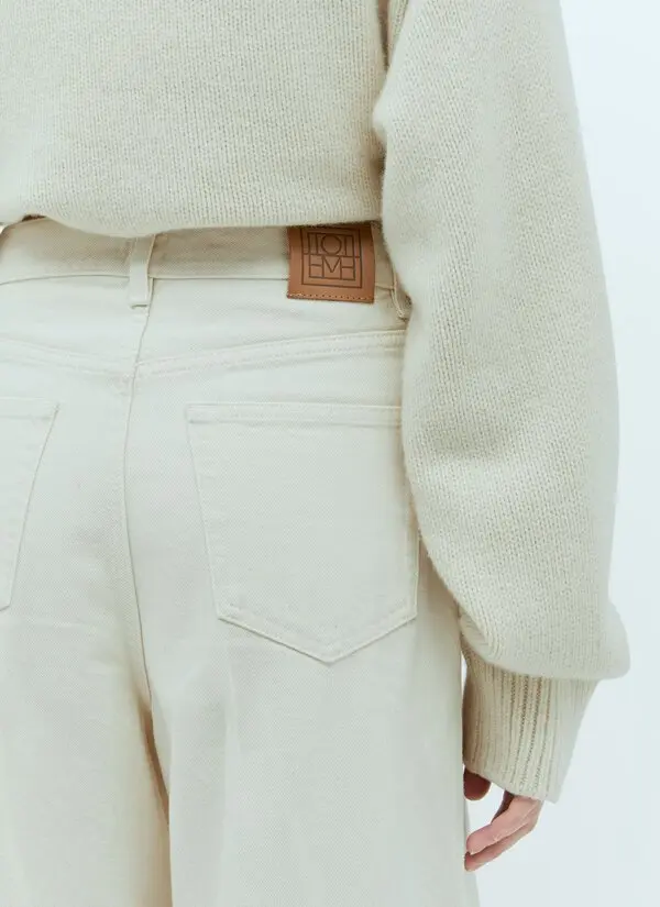 TOTEME Wide Leg Jeans