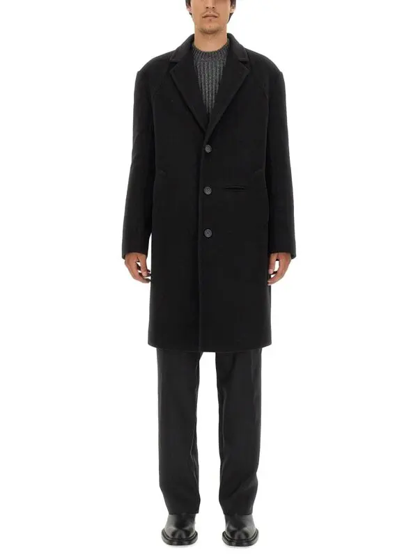Alexander McQueen Single-breasted Coat - Black