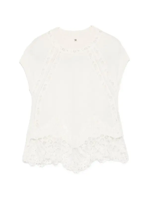 ERMANO SCERVINO Ermanno Scervino Cashmere Lace Top