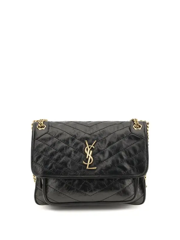 Saint Laurent Niki Shoulder Bag - Black