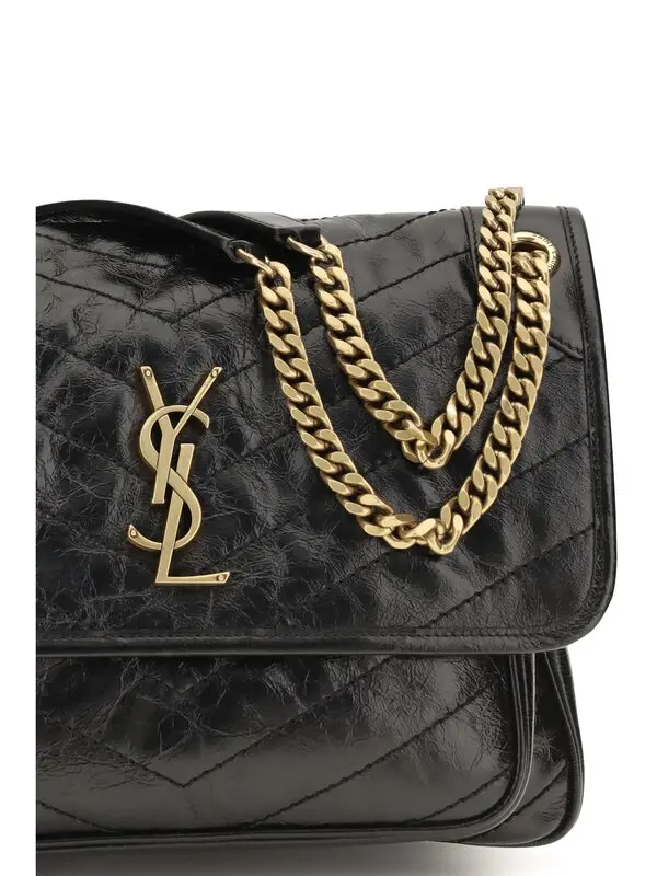 Saint Laurent Niki Shoulder Bag - Black