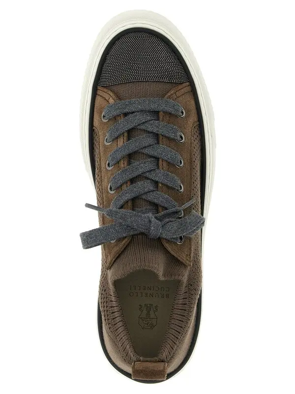 Brunello Cucinelli Monile Knit Sneakers