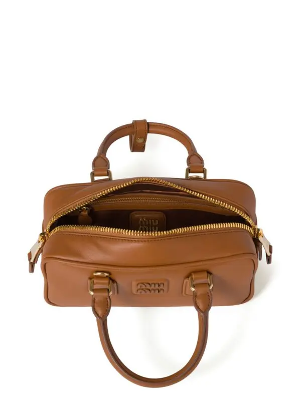 Miu Miu Arcadie Regular Leather Handbag - Multicolor