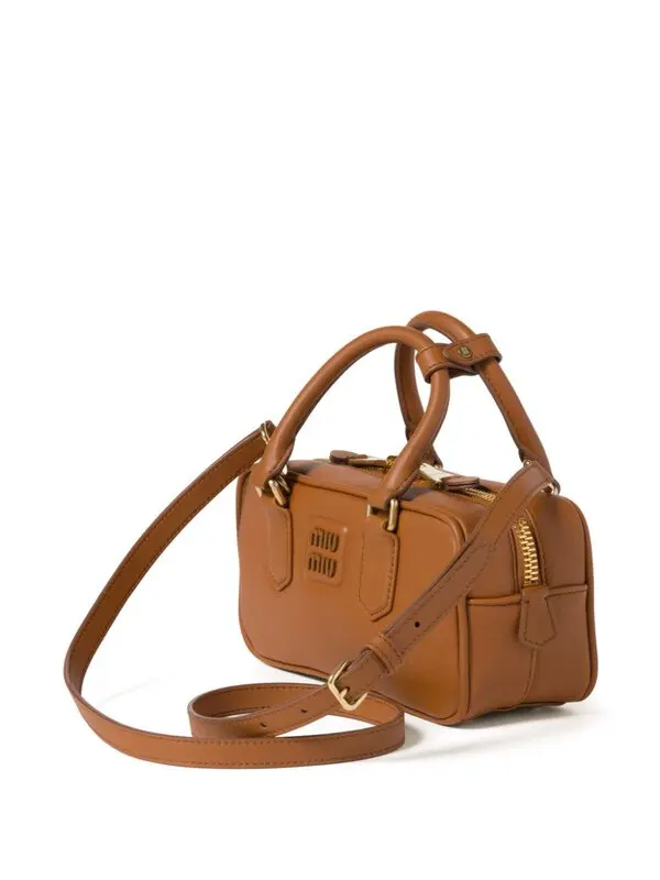 Miu Miu Arcadie Regular Leather Handbag - Multicolor