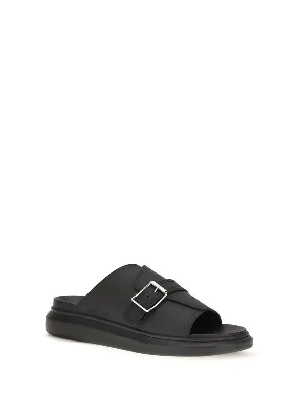 Alexander McQueen Buckle Slide Sandals