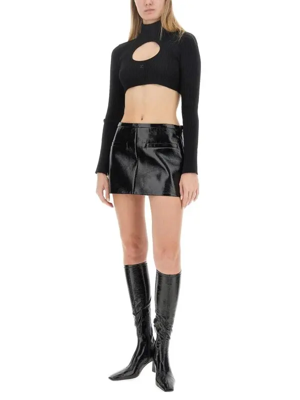 COURREGES Cropped Shirt