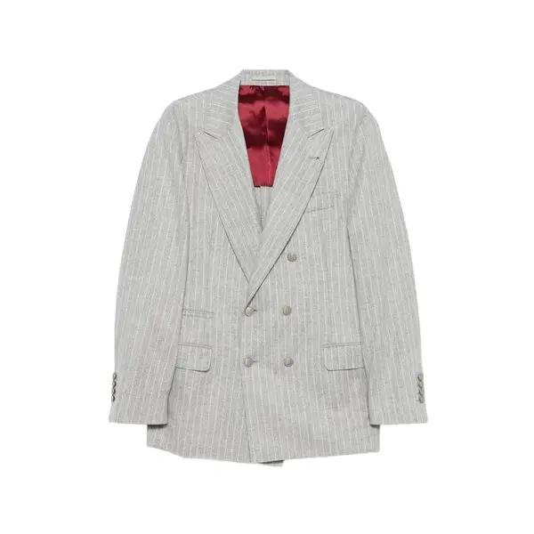 Brunello Cucinelli Grey Jackets Blazers