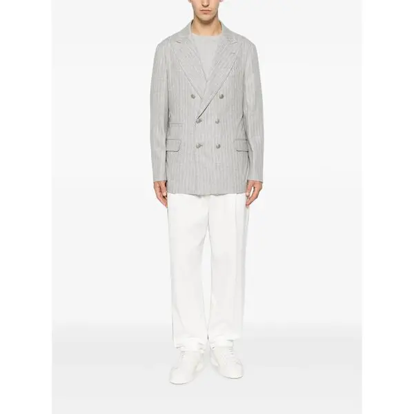 Brunello Cucinelli Grey Jackets Blazers