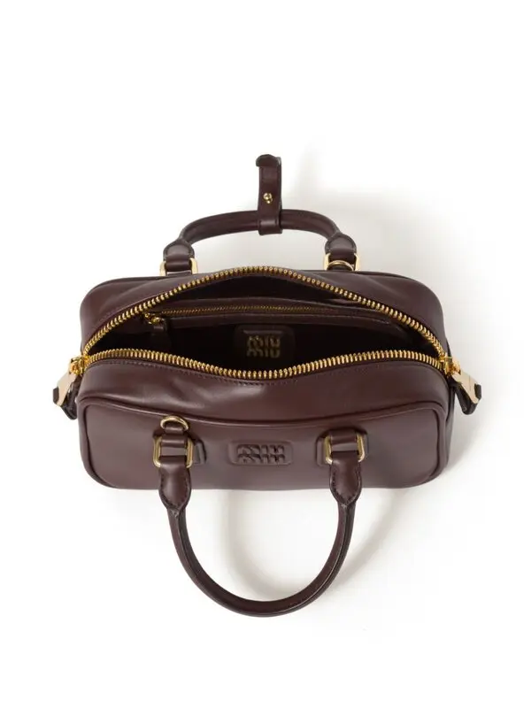 Miu Miu Arcadie Regular Leather Handbag - Multicolor