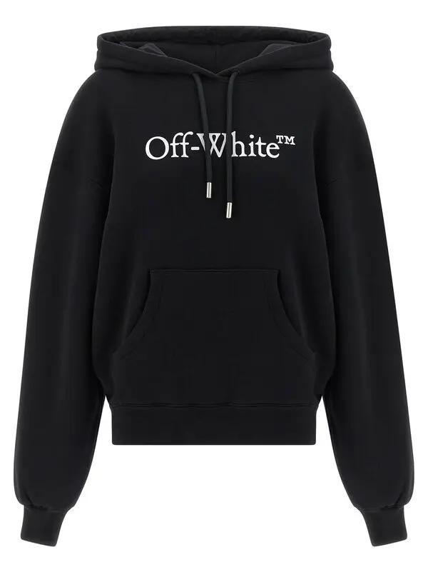 Off-White Big Logo Bookkish' Hoodie - Multicolor