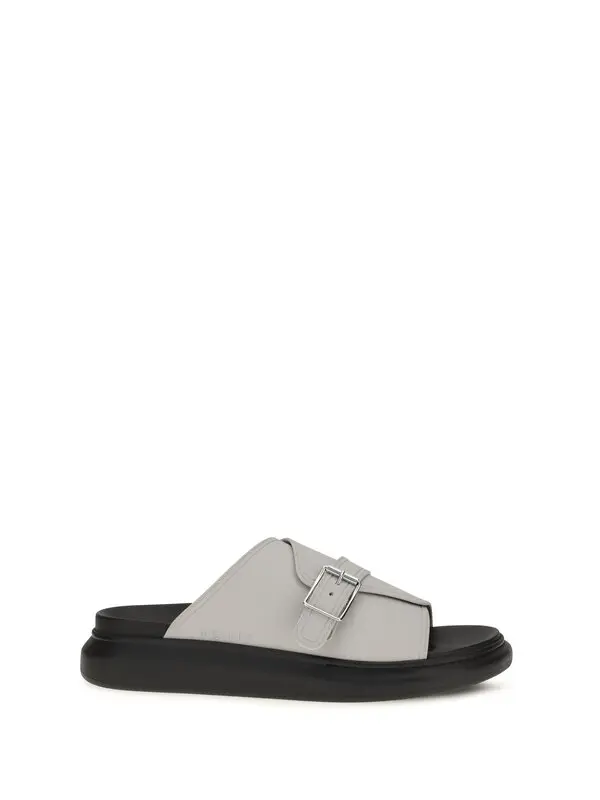 Alexander McQueen Buckle Slide Sandals
