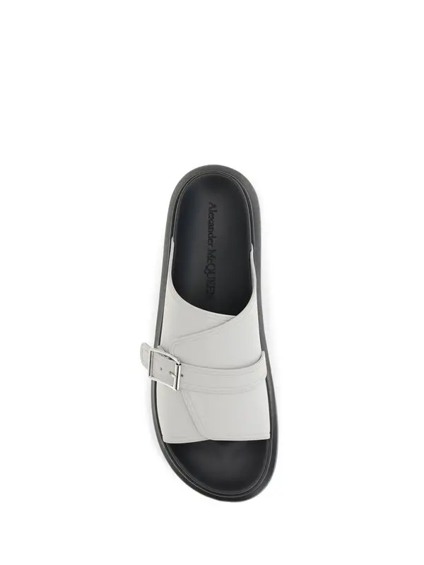 Alexander McQueen Buckle Slide Sandals