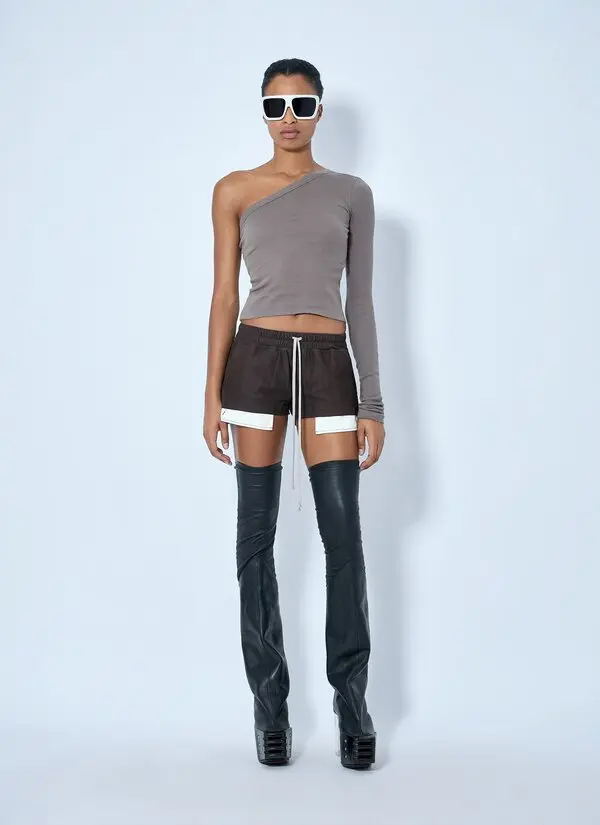 Rick Owens Asymmetric Long-sleeve Top