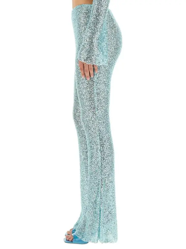 SELF-PORTRAIT Beaded Pants - Multicolor