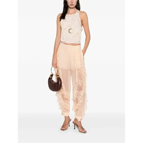 Zimmermann Neutrals Trousers Straight Trousers