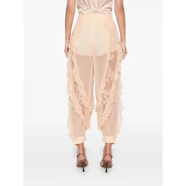 Zimmermann Neutrals Trousers Straight Trousers